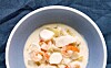 Fiskesuppe med fennikel, fløde og hvidvin