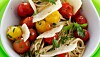 Spaghetti med lynstegte tomater